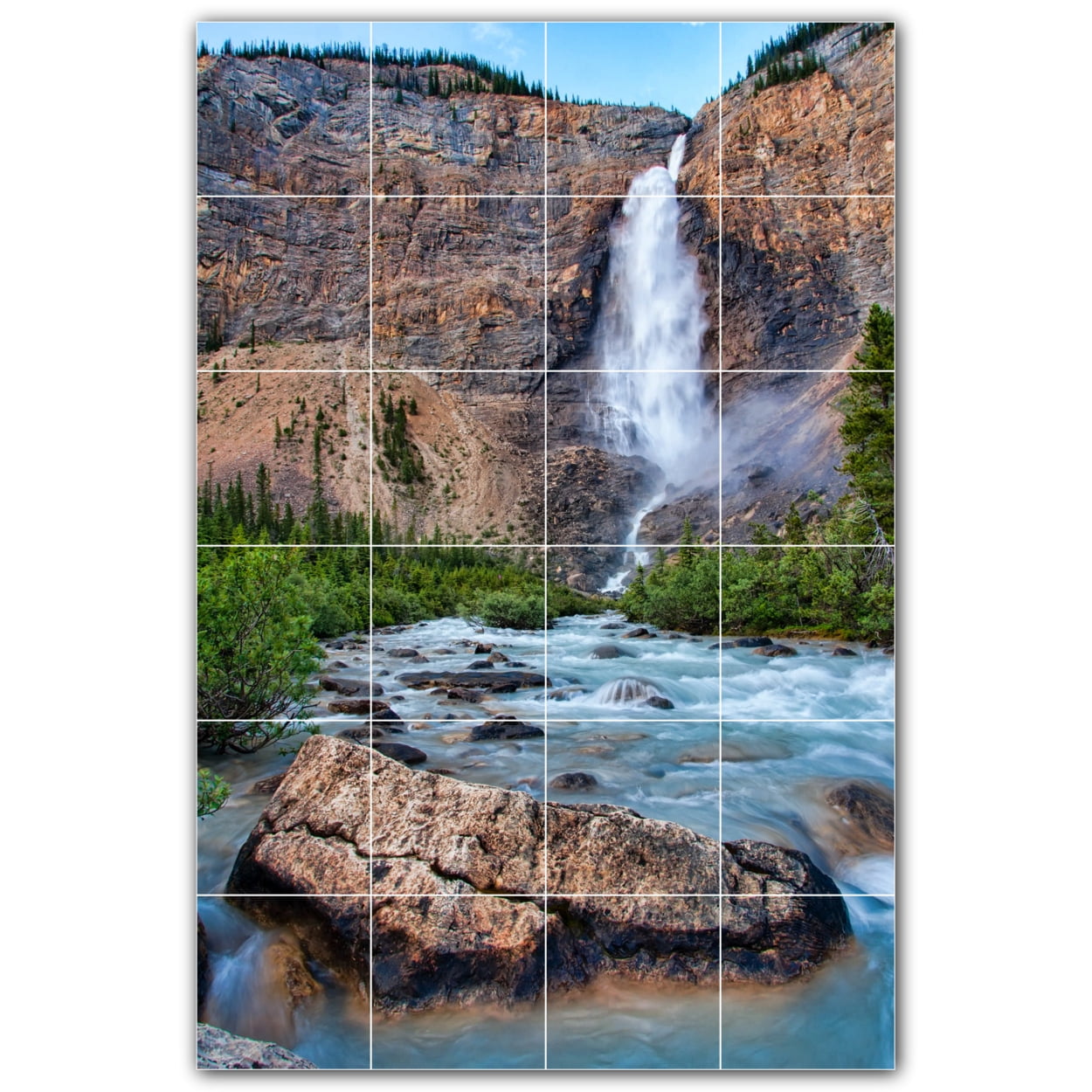 Picture-Tiles.com: Waterfalls Ceramic Tile Wall Mural WAL501134-46L. 32 ...