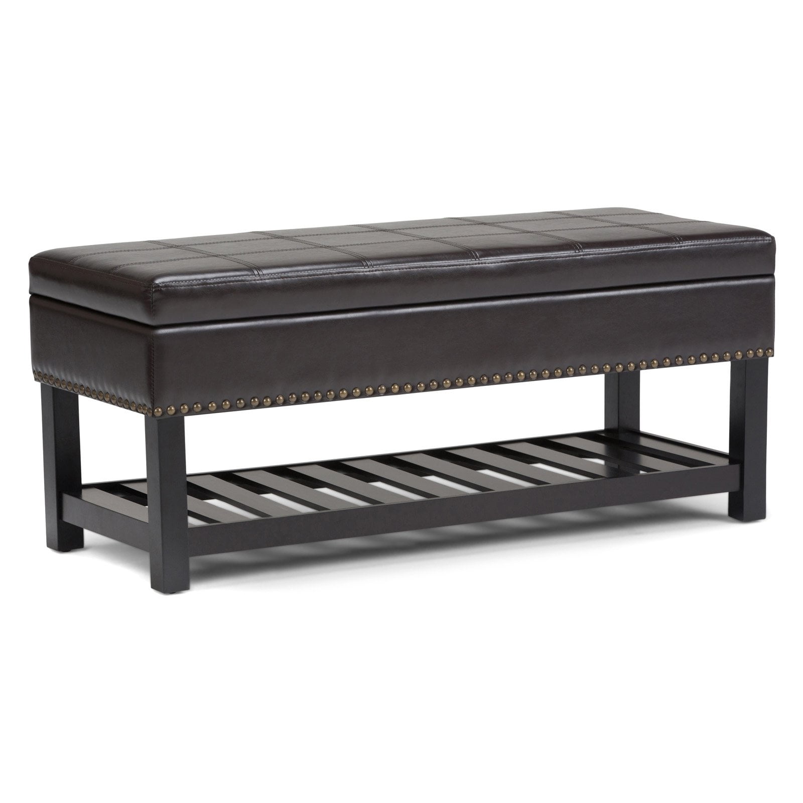 Simpli Home Radley Storage Ottoman Bench - Walmart.com