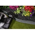 GroundSmart Roman Brick Landscape Edging, 4' Gray Rubber Garden Border ...