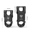 GEWAGE 31.8 Bike Stem Mountain Bike Stem -8 Degree Short Handlebar Stem ...