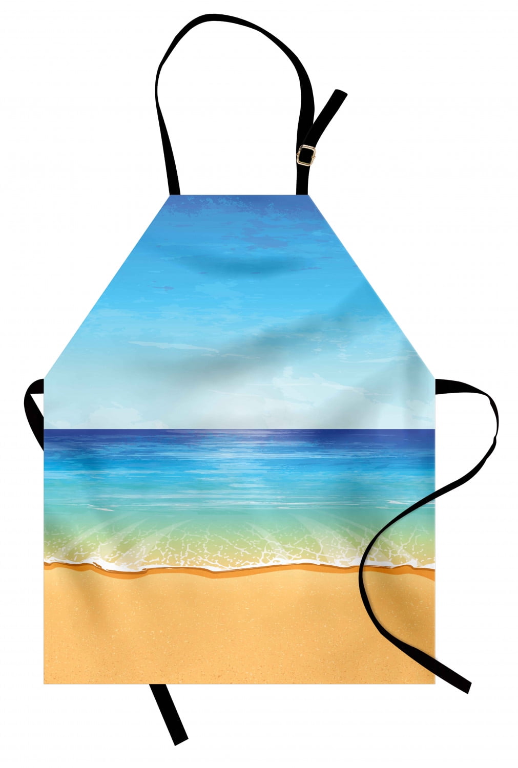 Ocean Apron Paradise Beach with Sand and Sea Water Summer Exotic Nature ...