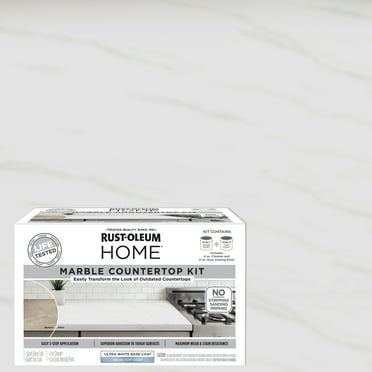 White Marble Countertop Paint Kit - Walmart.com