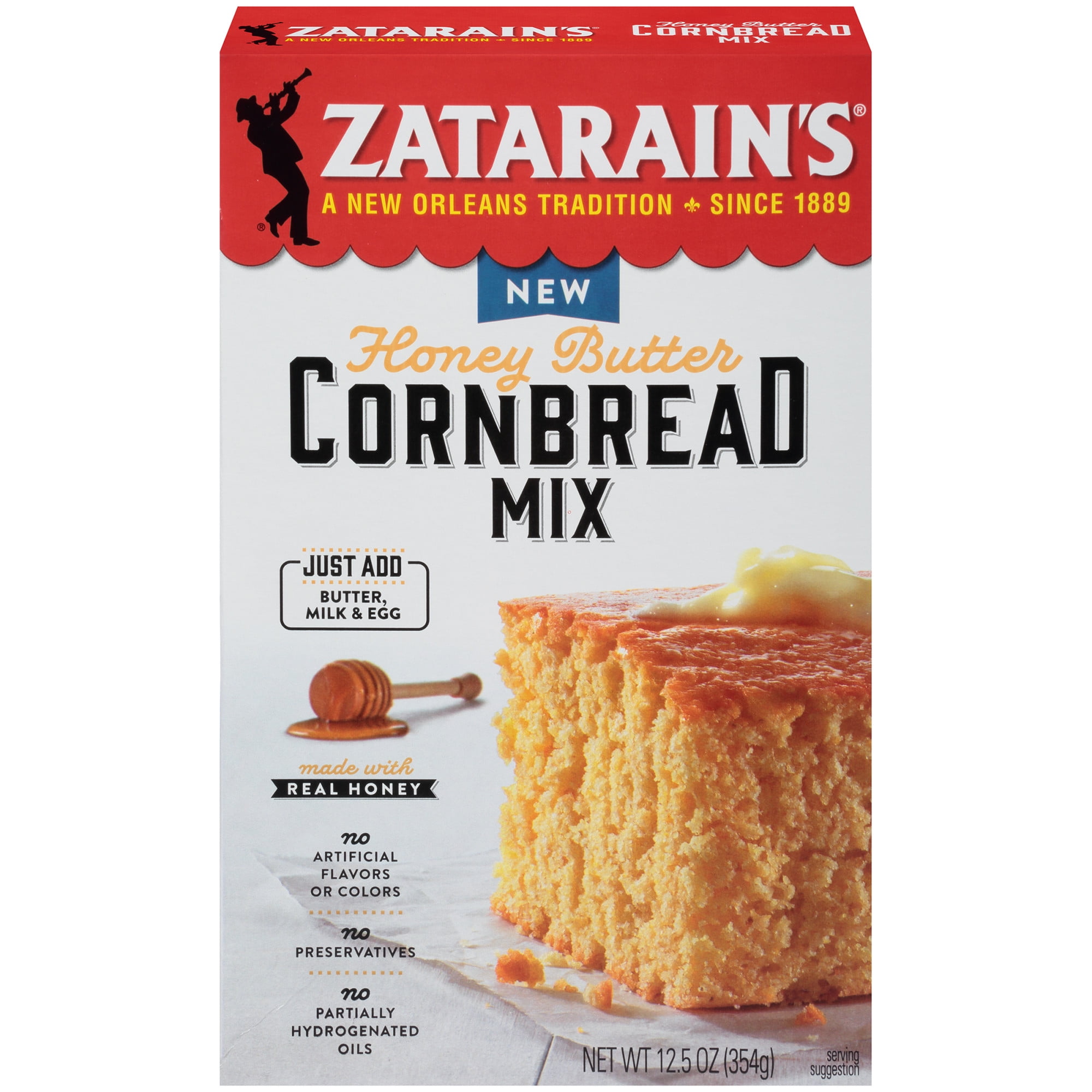 Zatarain's Honey Butter Cornbread Mix, 12.5 oz – Walmart Inventory ...