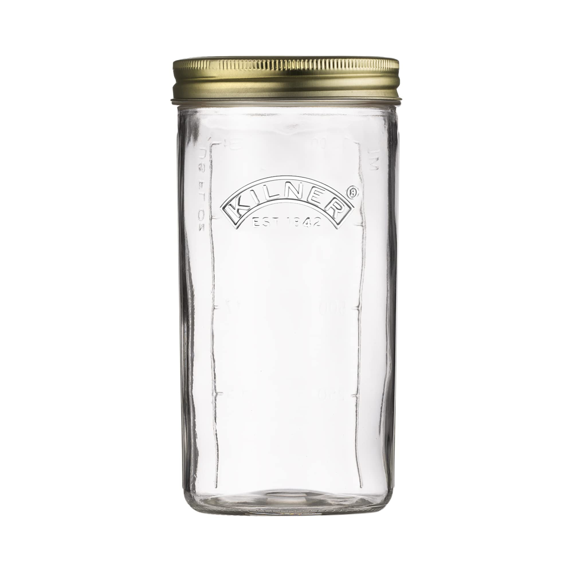 Conserve Jar Kilner de vidrio de 1 litro con tapa sellada al vacío ...