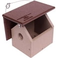 Amish-Made Chickadee or Wren House, Poly Lumber Bird House Tudor Brown ...