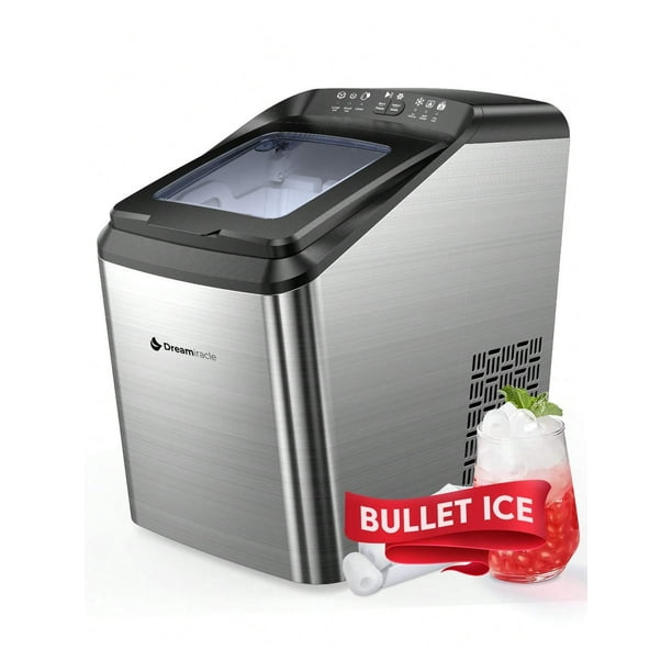 Dreamiracle 33lbs/24h Self Cleaning Ice Maker Machine Add-Water And Ice ...