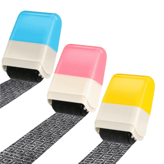 Bulbhead ID Police Identity Protection Roller Stamper, As Seen on TV, 6 ...