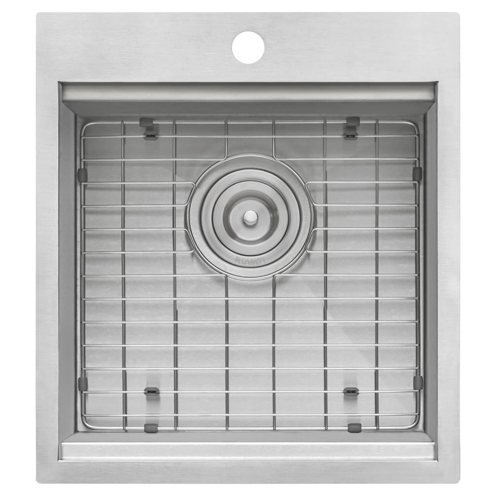 Ruvati 18 x 20 inch RV Camper Van Workstation Drop-in Topmount Bar Prep ...