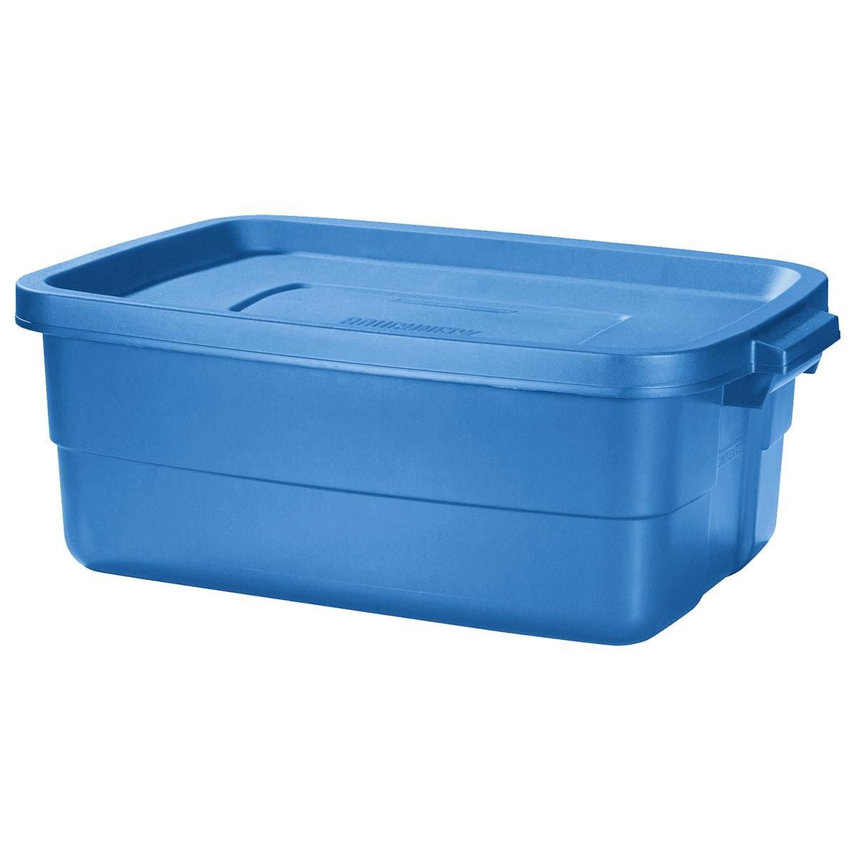Click here for Rubbermaid 38 L (10 Gal.) Roughneck Tote- Blue 38... prices