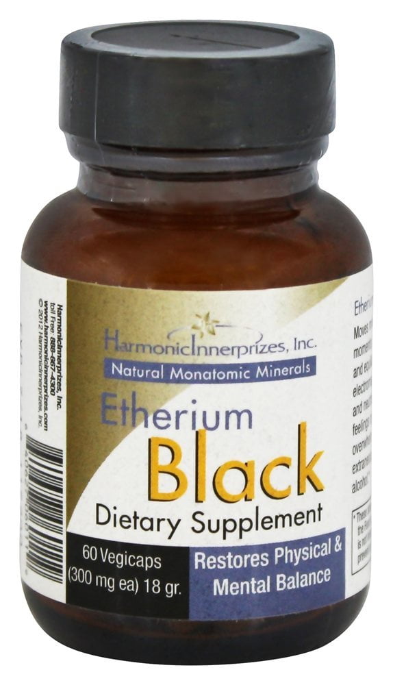 Harmonic Innerprizes - Etherium Black Dietary Supplement 300 mg. - 60 ...