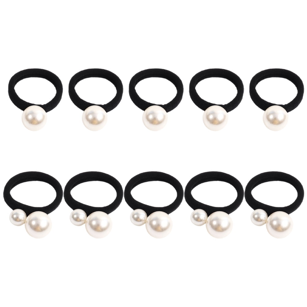 Click here for Alvinma 10 Pcs Elastic Hair Ties With Pearl Ponyta... prices