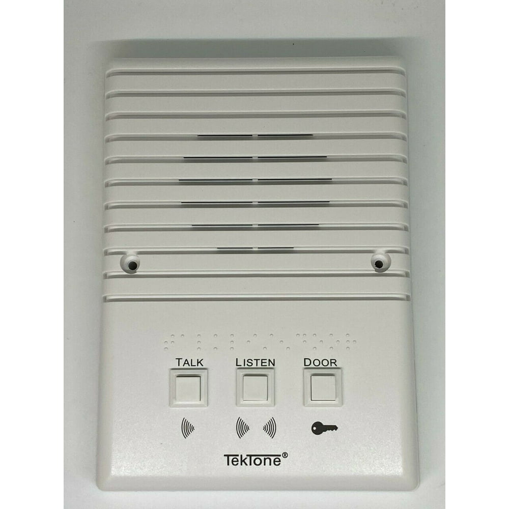 Tektone (IR203C - IR203E) White Apartment Intercom Station Surface ...
