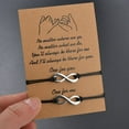 KABOER 2Pcs/set Infinity Friendship Lover Couple Charm Card Wish ...