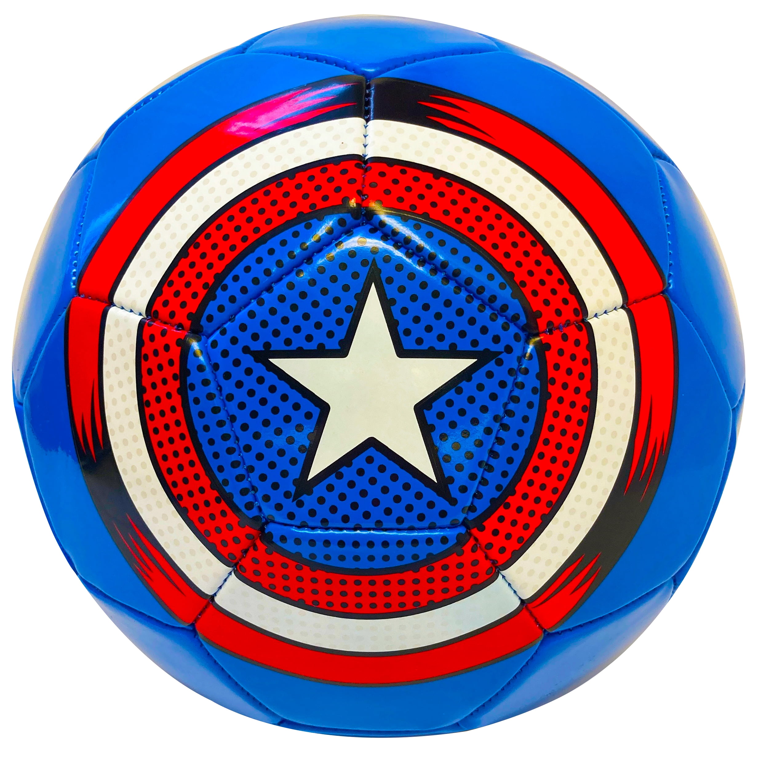 Marvel Captain America Soccer Ball - Walmart.com
