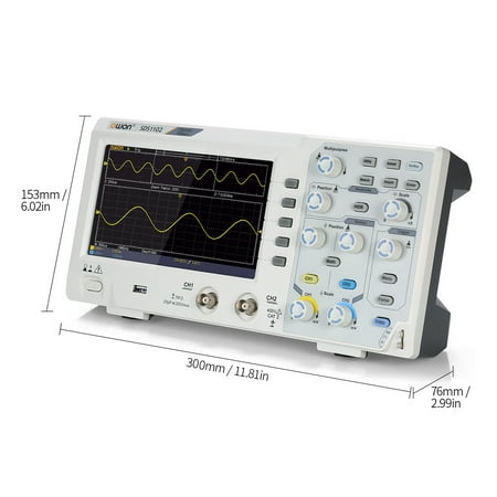 Owon SDS1102 Oscilloscope Oscillometer Digital Storage Oscilloscope 2CH ...