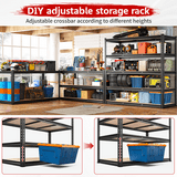 "REIBII 48""W Heavy Duty Metal Shelving, 3000LBS Adjustable Storage, 48 ...