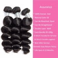 Loose Wave 3 Bundles with 13 x 4 Frontal Closure Peruvian Remy Human ...