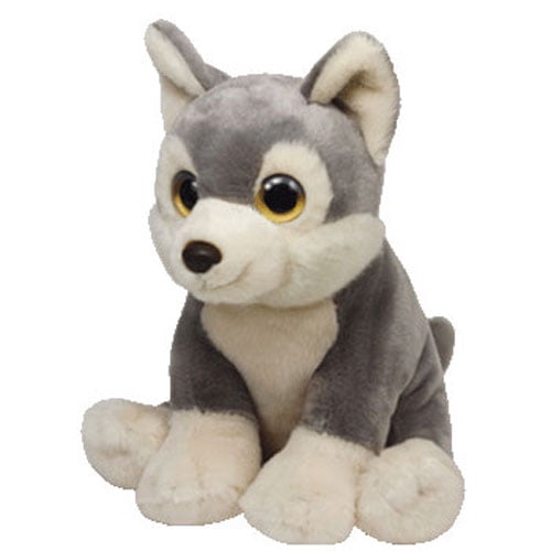 TY Classic Plush - ROCKY the Grey Wolf (Classic Tag - 8 inch) - Walmart.com
