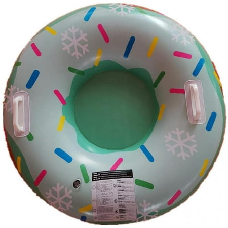 Inflatable Snow Tubes for Kids Adults Heavy Duty Snow Tube for Sledding ...