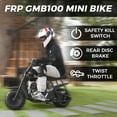 FRP GMB100 99CC 4-Stroke Mini Bike, Off-Road, LED Headlight, 28 Mph ...