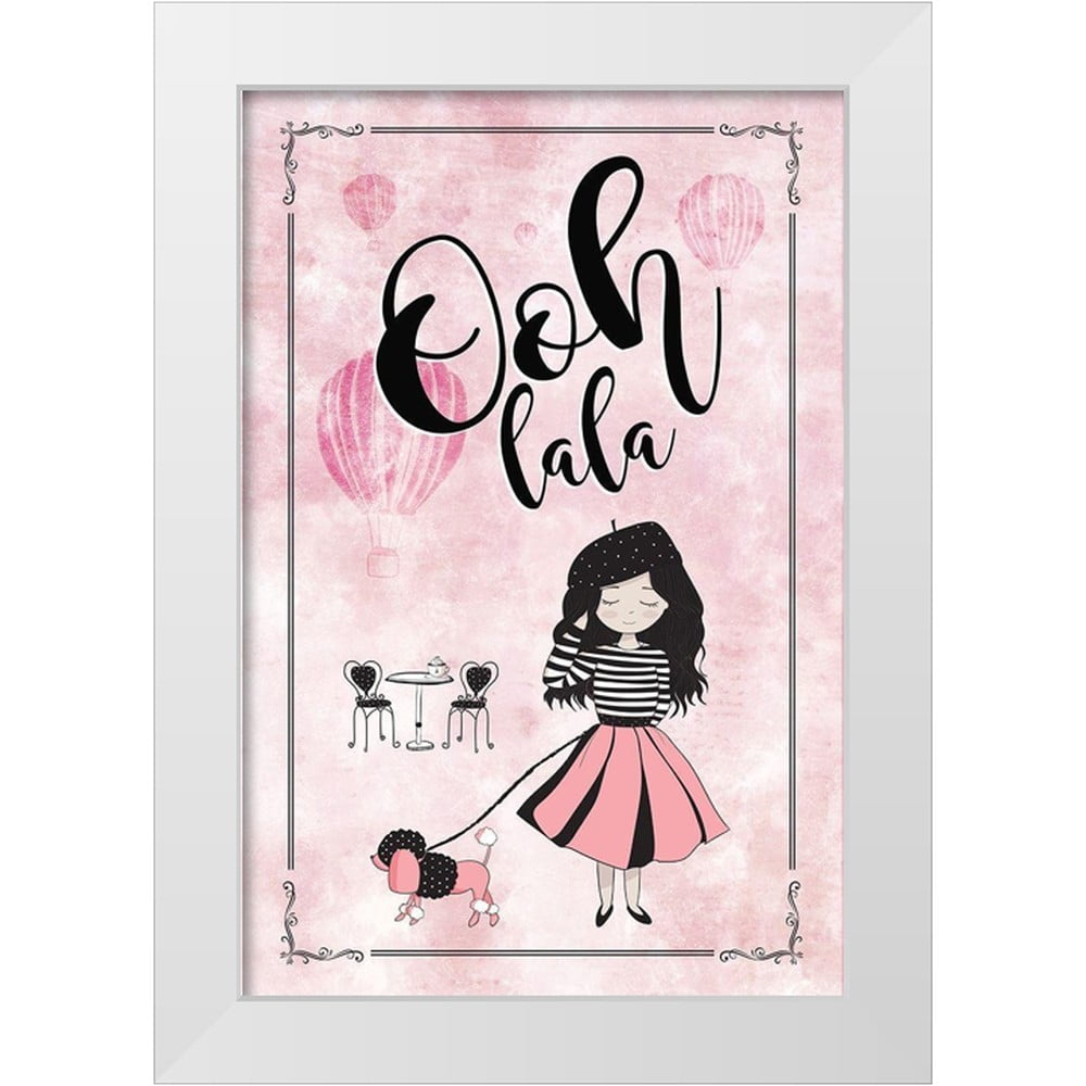 JMB Designs 11x14 White Modern Wood Framed Museum Art Print Titled ...