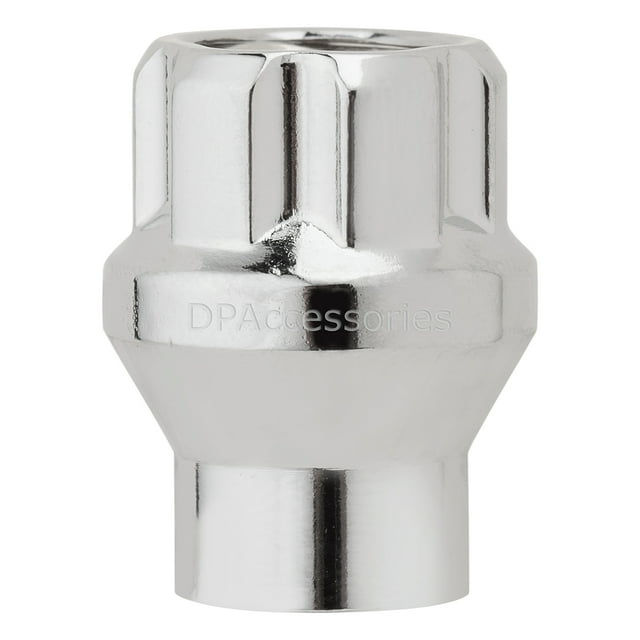 100 Chrome 14x1.5 Open End Duplex ET Spline Lug Nuts for Aftermarket ...