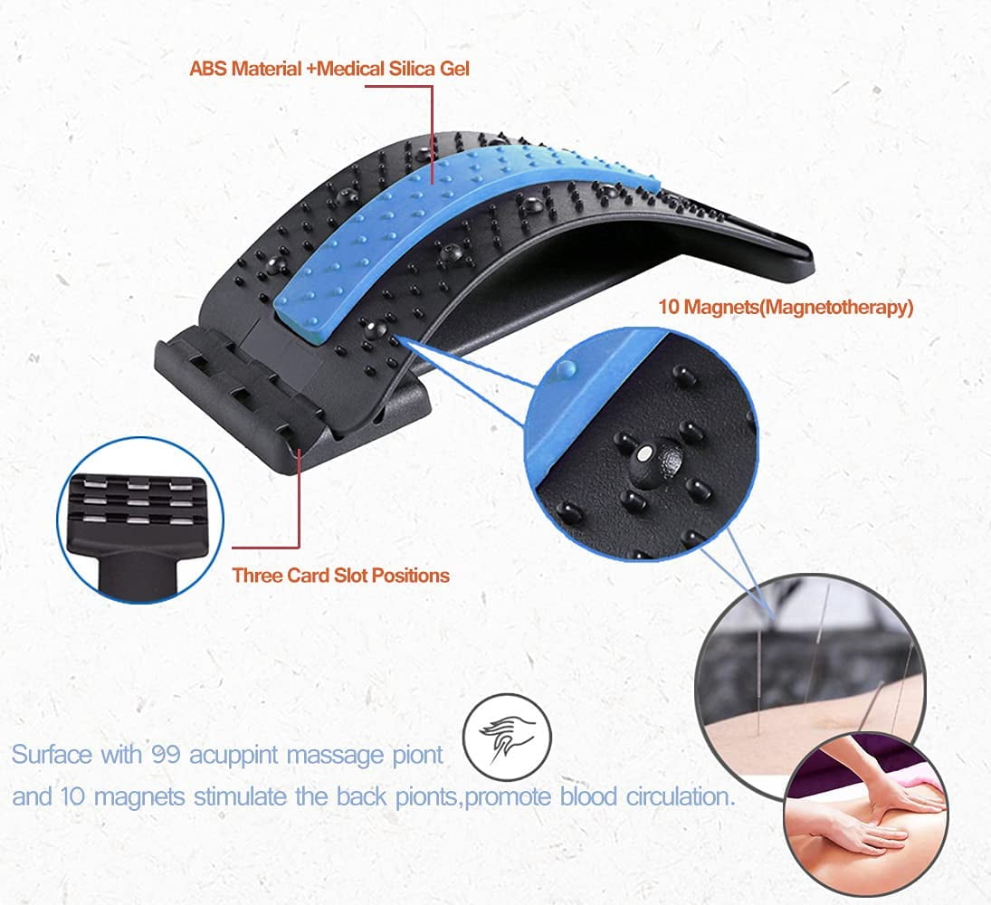 Buy Back Stretcher- for Lower and Upper Back Pain Relief from Sciatica ...