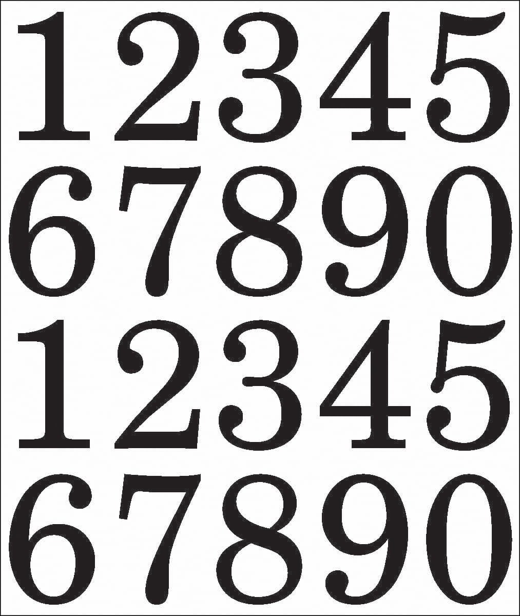 SRM We've Got Your Number Extra Large Stickers-Black - Walmart.com