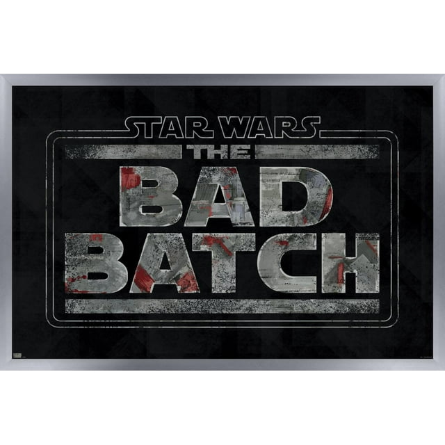 Star Wars: The Bad Batch - Logo Wall Poster, 22.375" x 34", Framed ...