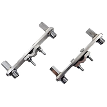 LOT OF 2 WORKMAN RV1 SINGLE GROOVE CB RADIO ANTENNA MIRROR MOUNT W/ SO ...