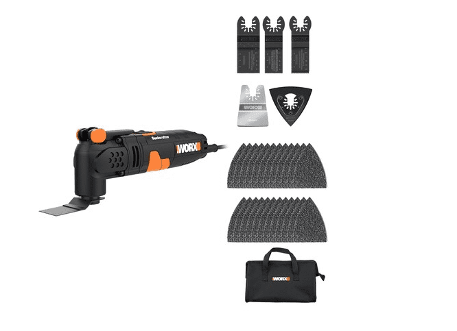 Worx WX679L.1 3A Sonicrafter Oscillating Multi Tool w/ 29 Accessories ...