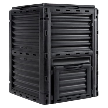 Large Capacity Outdoor Composting Bin with Top Lid and Bottom Door ...