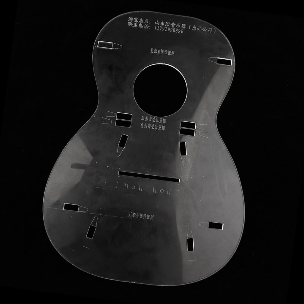 Plantilla de Cuerpo Mini Guitarra Perfke Ukulele Body Template ...