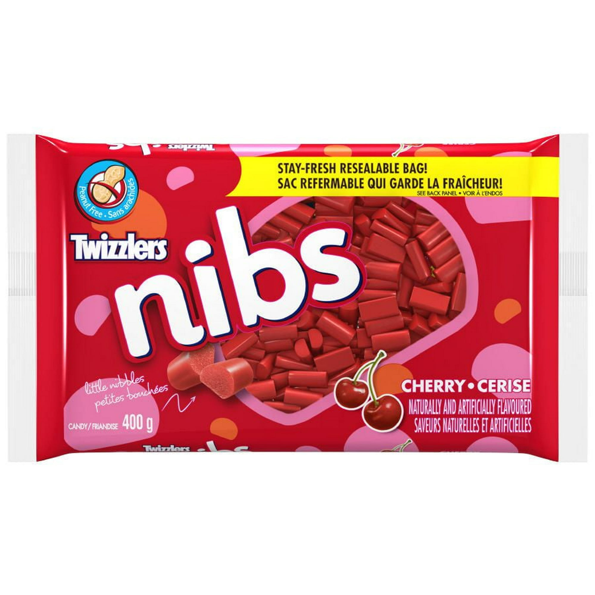 Click here for Twizzlers Nibs Cherry Candy 400 G prices