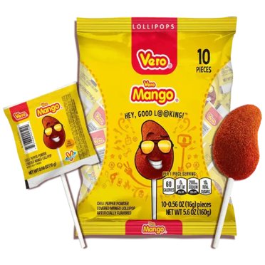 Vero Chili Watermelon Rebanaditas Lollipops, Spicy Mexican Candy Party ...