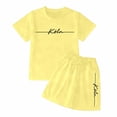 Byoo Toddler Boys Casual Printed Outfit Soft Short Sleeve Tee and ...