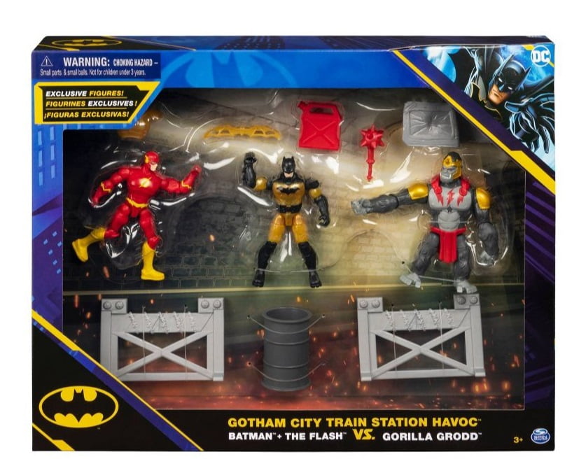 Batman DC Gotham City Train Station Havoc: Batman and The Flash vs ...