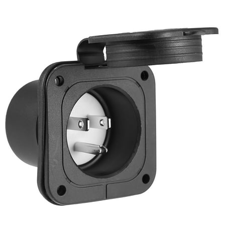 15 Amp Inlet Shore Power Flanged Receptacle Shore Power Recessed Male ...