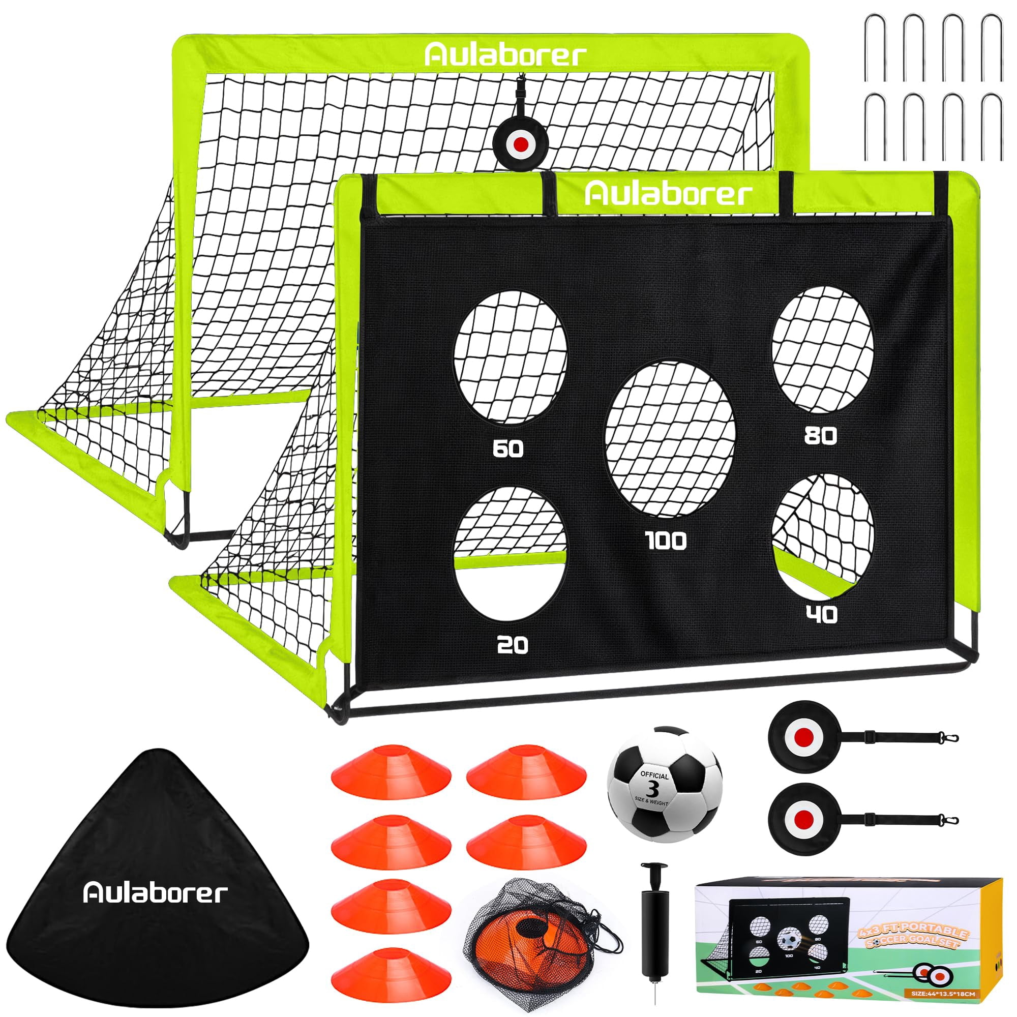 Click here for Aulaborer Soccer Goal  2 Pack Of 4x3ft Kids Soccer... prices