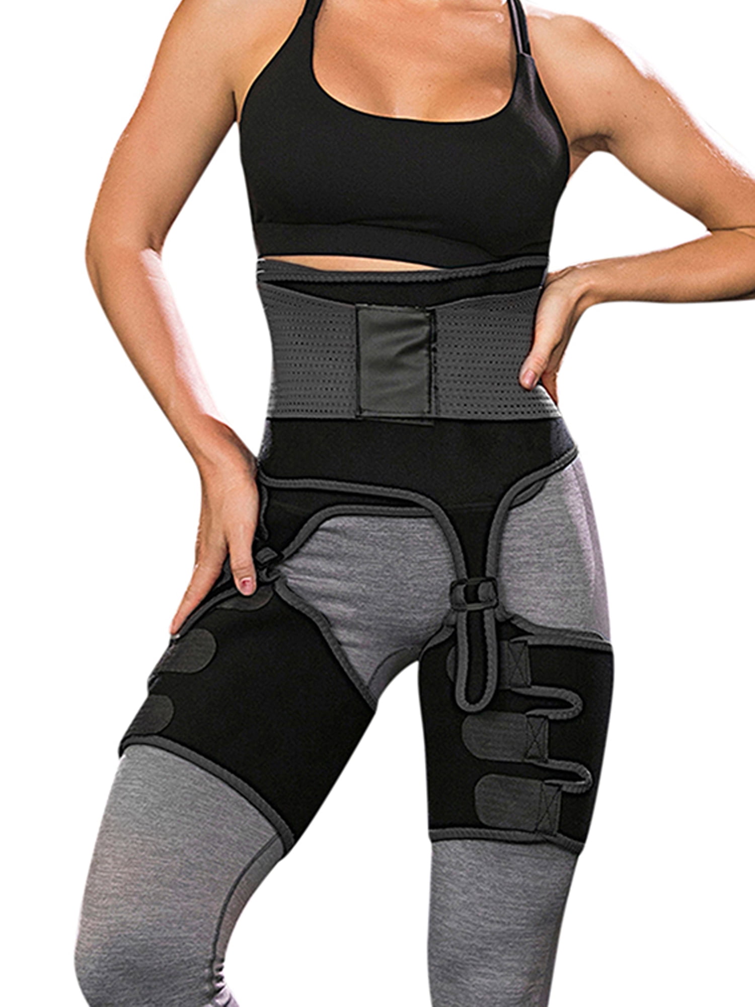 FALEXO Womens Slimming Belt Burn Cellulite Wraps Legs Lose Thigh Body ...