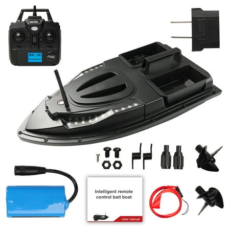 Dodocool Fishing Bait Boat 500m Remote Control Bait Boat Dual Motor ...
