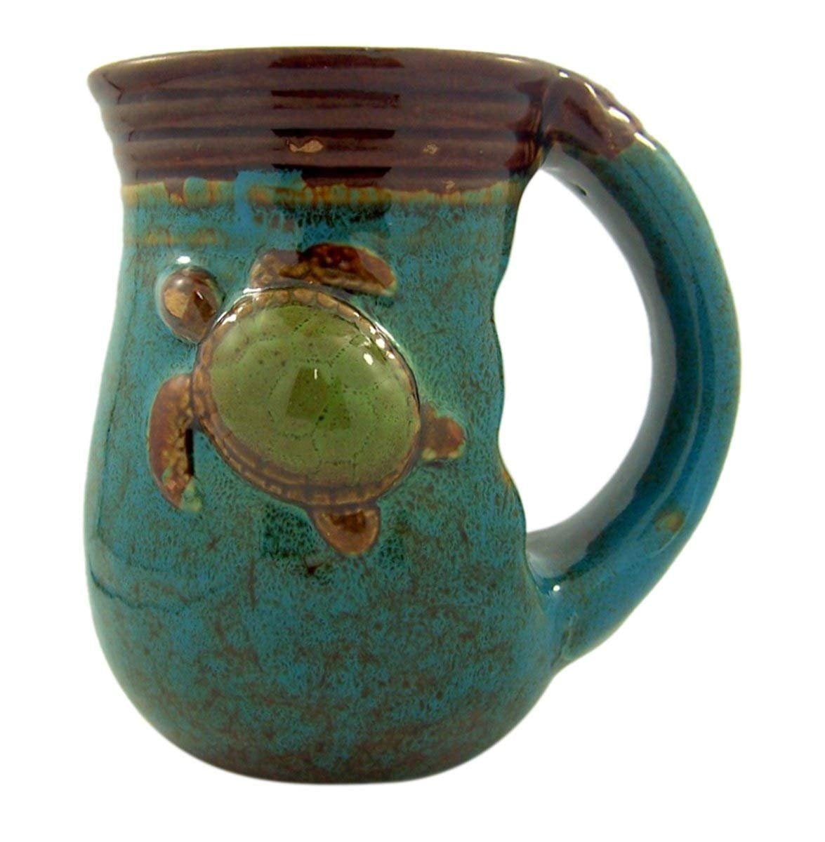 Cape Shore Handwarmer Coffee Cup with Summer Seas Turtle Design, 18 ...