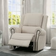 Delta Children Drake Nursery Glider Swivel Recliner, Flax - Walmart.com