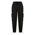 Cargo Pants Women Trendy Y2k Teen Girls High Waisted Parachute Baggy