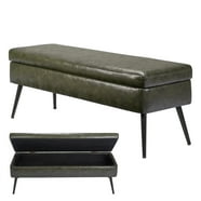 Recaceik Entry Bench with Storage,39 inch Entryway Storage Benches with ...