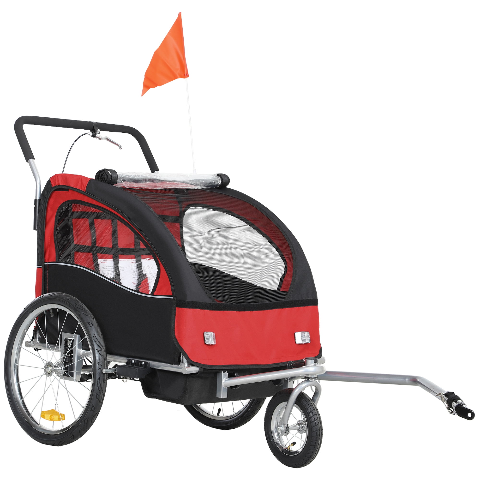 Click here for Aosom 2-In-1 Bike Trailer For Kids  Foldable Baby... prices