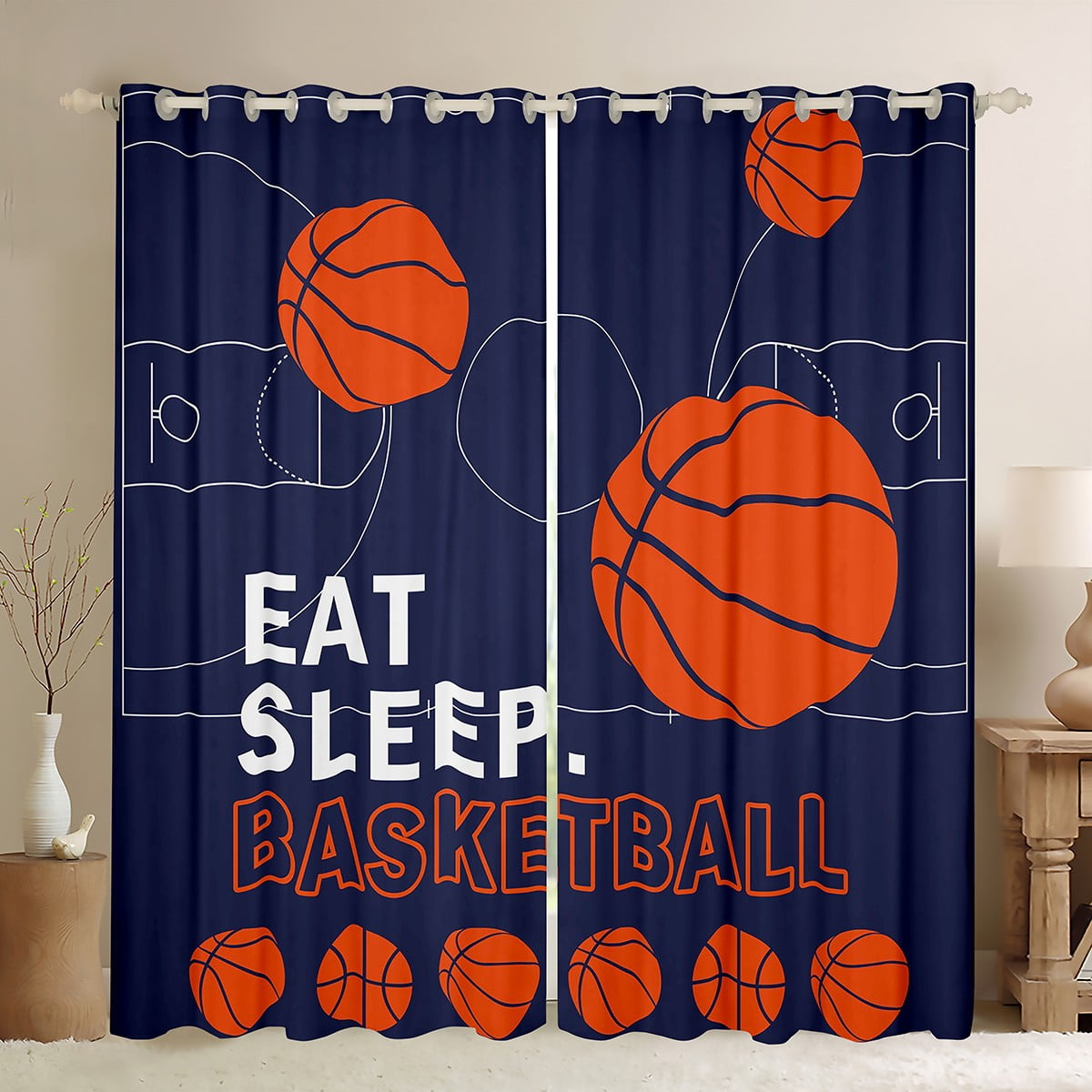 Click here for Yst Basketball Kids Curtains Sports Blackout Curta... prices