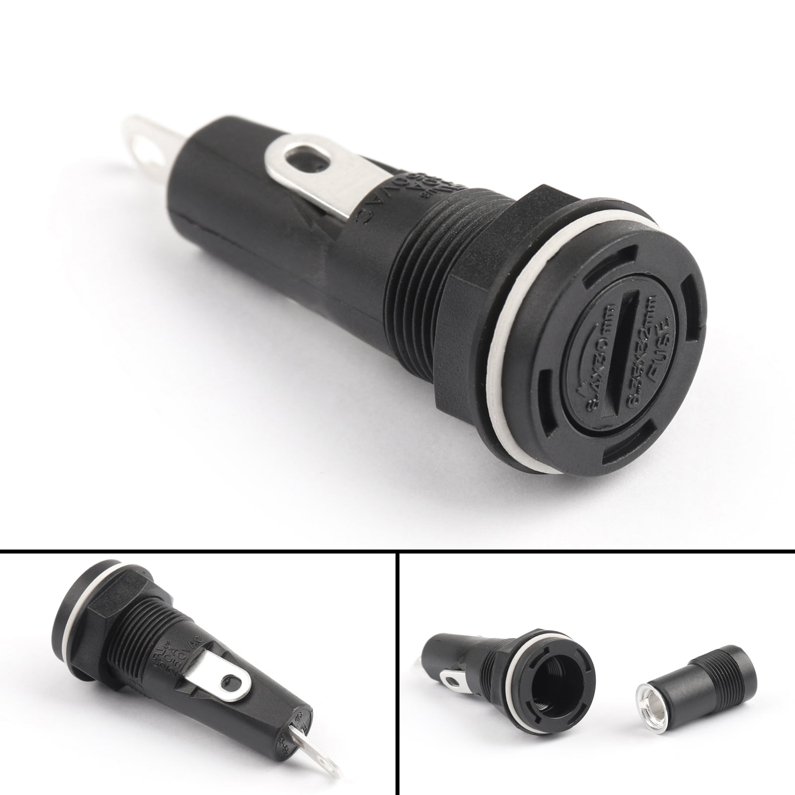 Motor Genic SCI R3-55B Panel Mount Chassis Fuse Holder For 6x30mm Glass ...