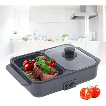 Miumaeov 4L/4.2QT Electric Hot Pot Multifunctional Portable Non-stick ...