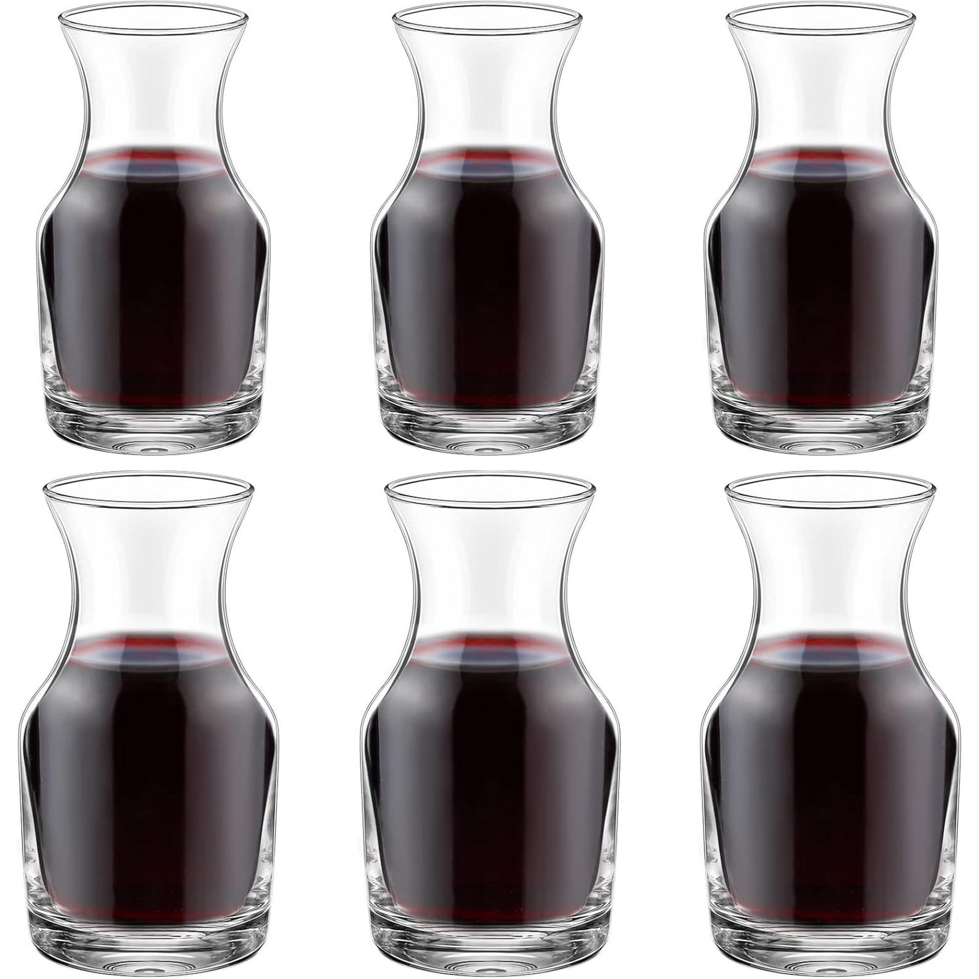 Click here for Flafree 6 Pack Mini Wine Carafe Single Serving Gla... prices